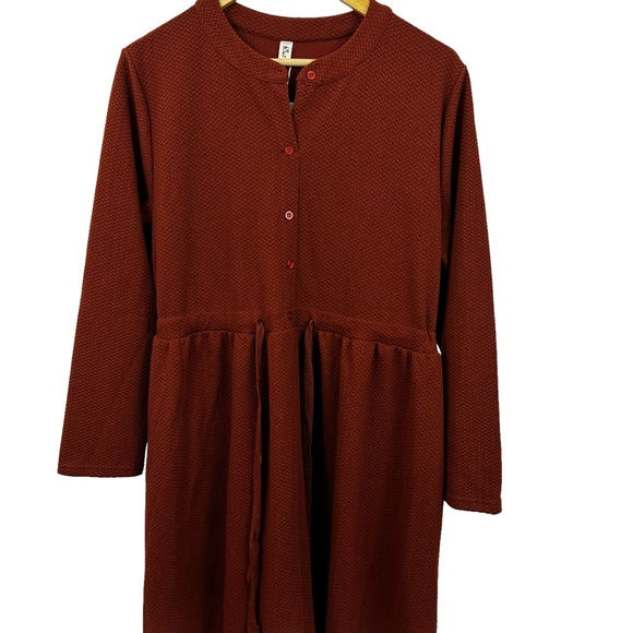 Dresses | Dai Yuan Li Plus Size Midi Dress With Pockets Size Xxl Rustic ...